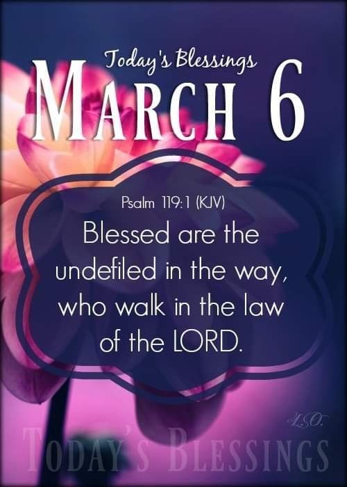 Today's Blessings March 6 Pictures, Photos, and Images for Facebook ...