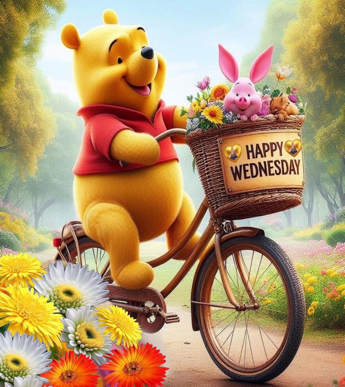 Cute Winnie The Pooh And Piglet Happy Wednesday Image Pictures, Photos ...