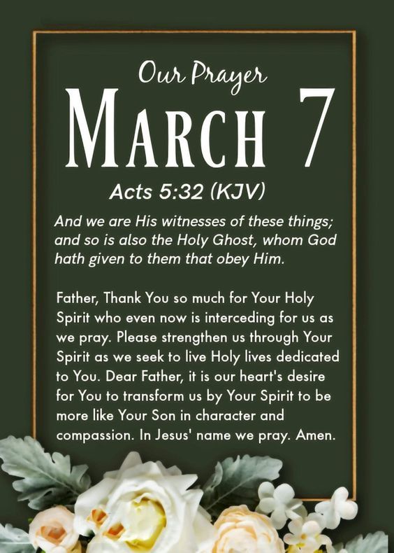 Our Prayer For March 7th Pictures, Photos, and Images for Facebook ...