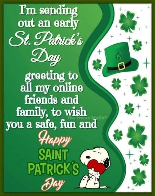 Sending Out Early St. Patrick's Day Greetings Pictures, Photos, and ...