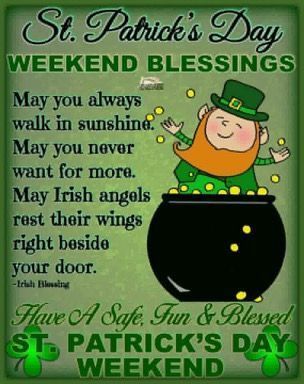 St. Patrick's Day Weekend Blessings Pictures, Photos, and Images for ...