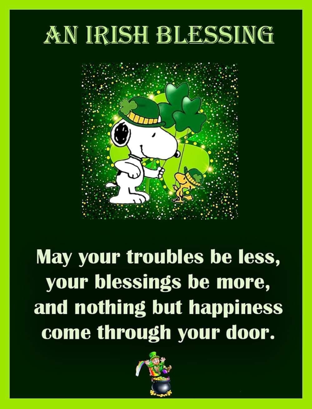 A Snoopy Irish Blessing Pictures, Photos, and Images for Facebook ...