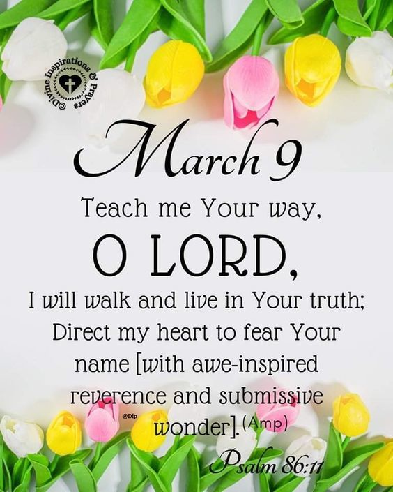 March 9 Teach Me Your Way Lord Pictures, Photos, and Images for ...