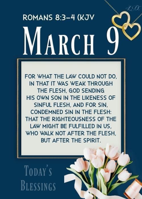 March 9 Today's Blessing Pictures, Photos, and Images for Facebook, Tumblr, Pinterest, and Twitter