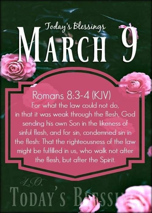 March 9th Today's Blessing Pictures, Photos, and Images for Facebook ...