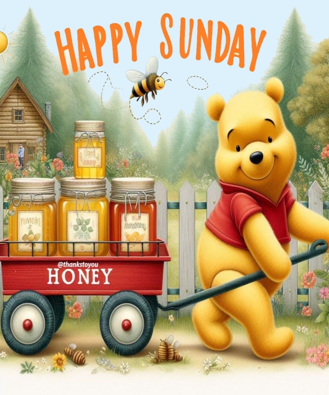 Happy Sunday Winnie The Pooh Wishes Quote Pictures, Photos, and Images ...