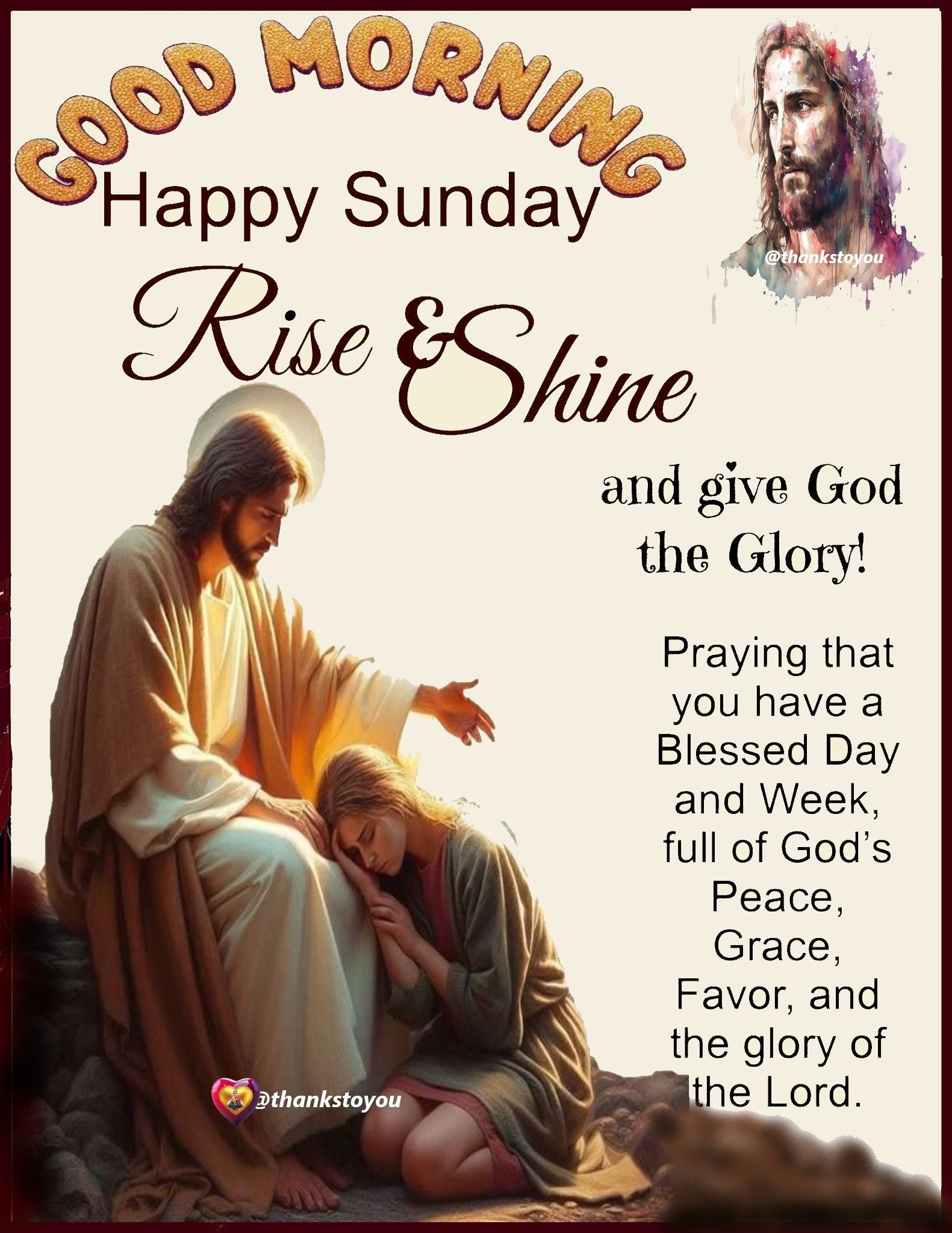 Give God The Glory: Good Morning, Happy Sunday Pictures, Photos, and ...