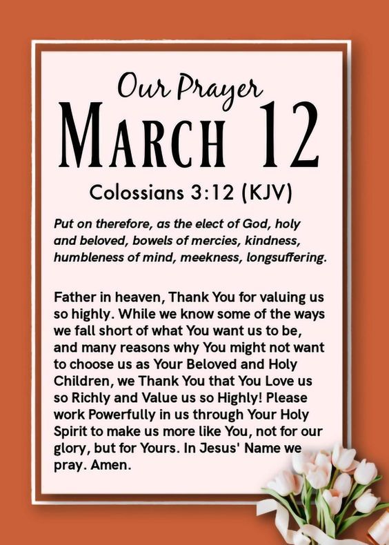 Our Prayer March 12 Pictures, Photos, and Images for Facebook, Tumblr ...