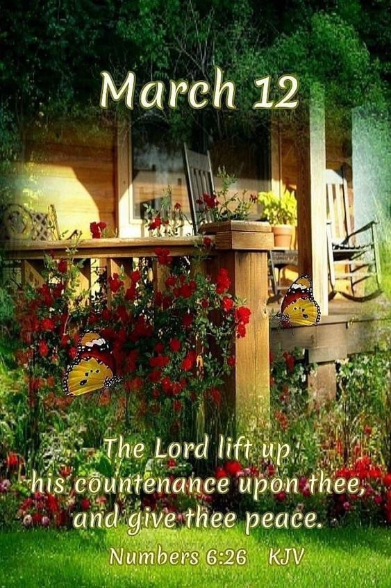 March 12th The Lord Gives The Peace Pictures, Photos, and Images for ...