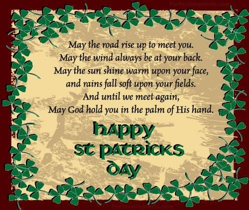 May God Hold You In The Palm Of His Hand Irish Prayer Pictures, Photos ...