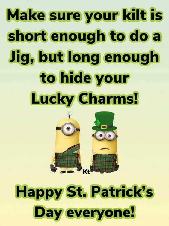 Minions Funny St. Patrick's Day Joke Pictures, Photos, and Images for ...