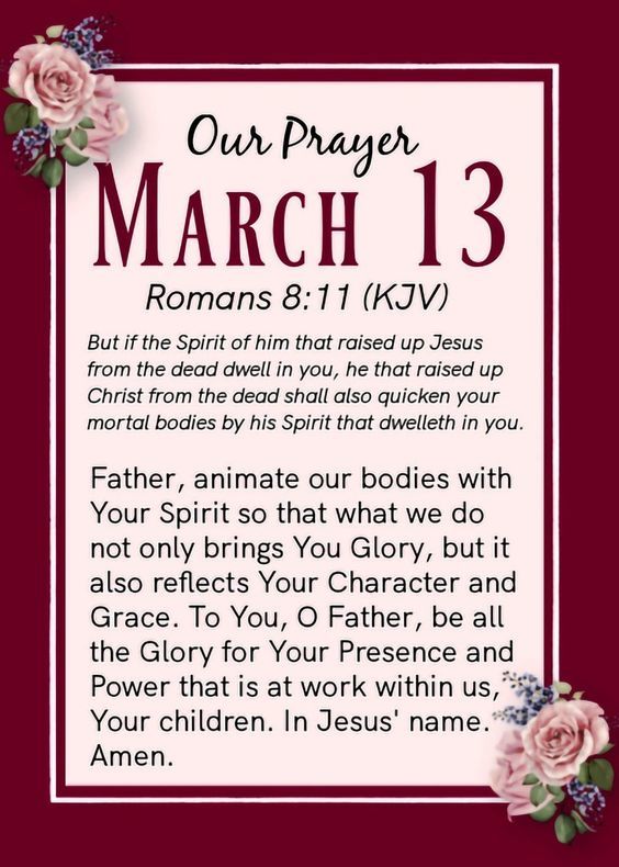 Our Prayer March 13 Pictures, Photos, and Images for Facebook, Tumblr ...