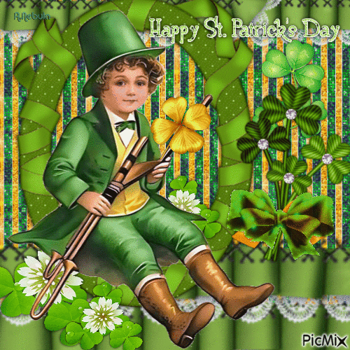 Vintage Boy St Patricks Day Animated Gif Pictures, Photos, and Images ...