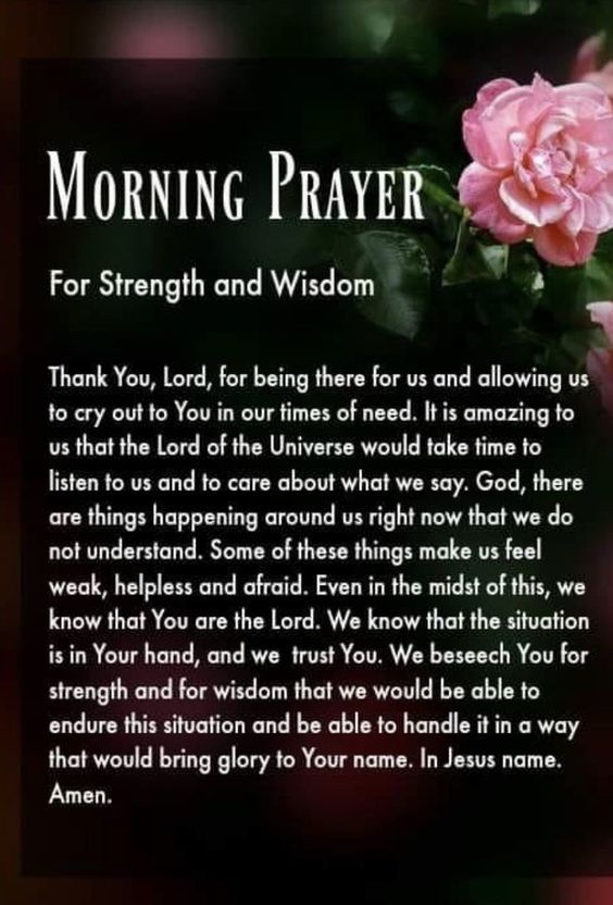 Morning Prayer For Strength And Wisdom Pictures, Photos, and Images for ...