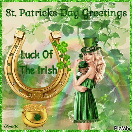 Luck Of The Irish St Patrick's Day Greeting Pictures, Photos, and ...