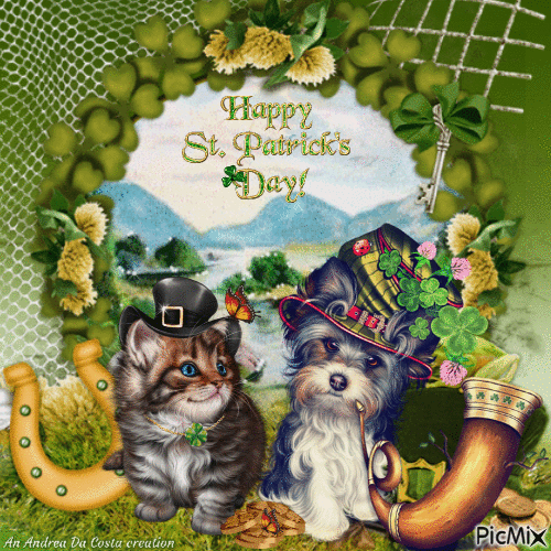 St Patricks Day Gif With Cute Animals Pictures, Photos, and Images for ...