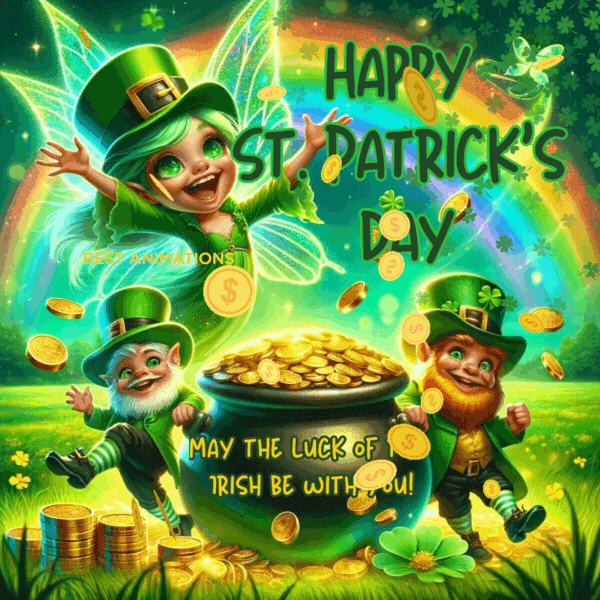 Falling Gold Coin St Patrick's Day Gif Pictures, Photos, and Images for ...
