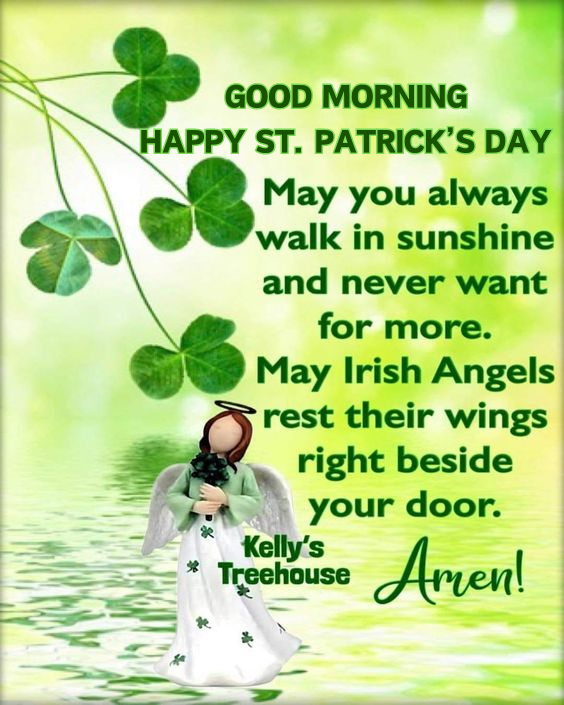 May You Always Walk In Sunshine Happy St. Patrick's Day Good Morning ...