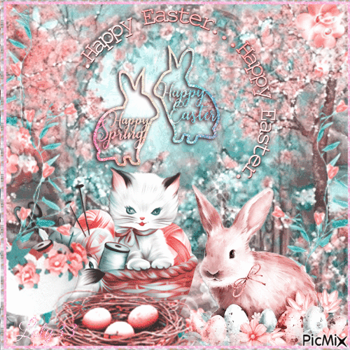 Beautiful Sparkling Happy Easter Animated Gif Pictures, Photos, and ...