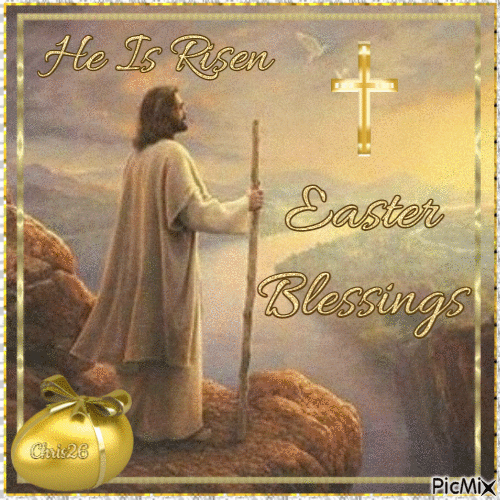 He Is Risen, Easter Blessings Jesus Gif Pictures, Photos, and Images ...