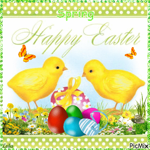 Spring Chicks Happy Easter Gif Pictures, Photos, and Images for ...