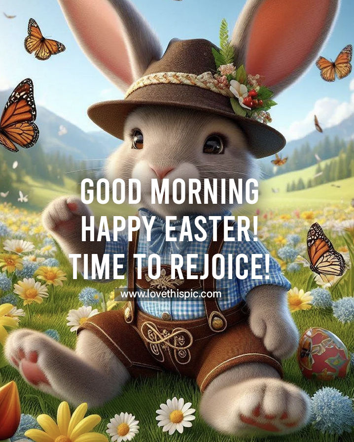 Good Morning Happy Easter! Time To Rejoice! Pictures, Photos, and ...
