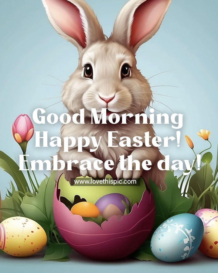 Good Morning Happy Easter! Embrace The Day! Pictures, Photos, and ...