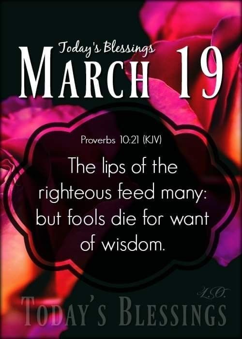 Today's Blessings: March 19 Pictures, Photos, and Images for Facebook ...