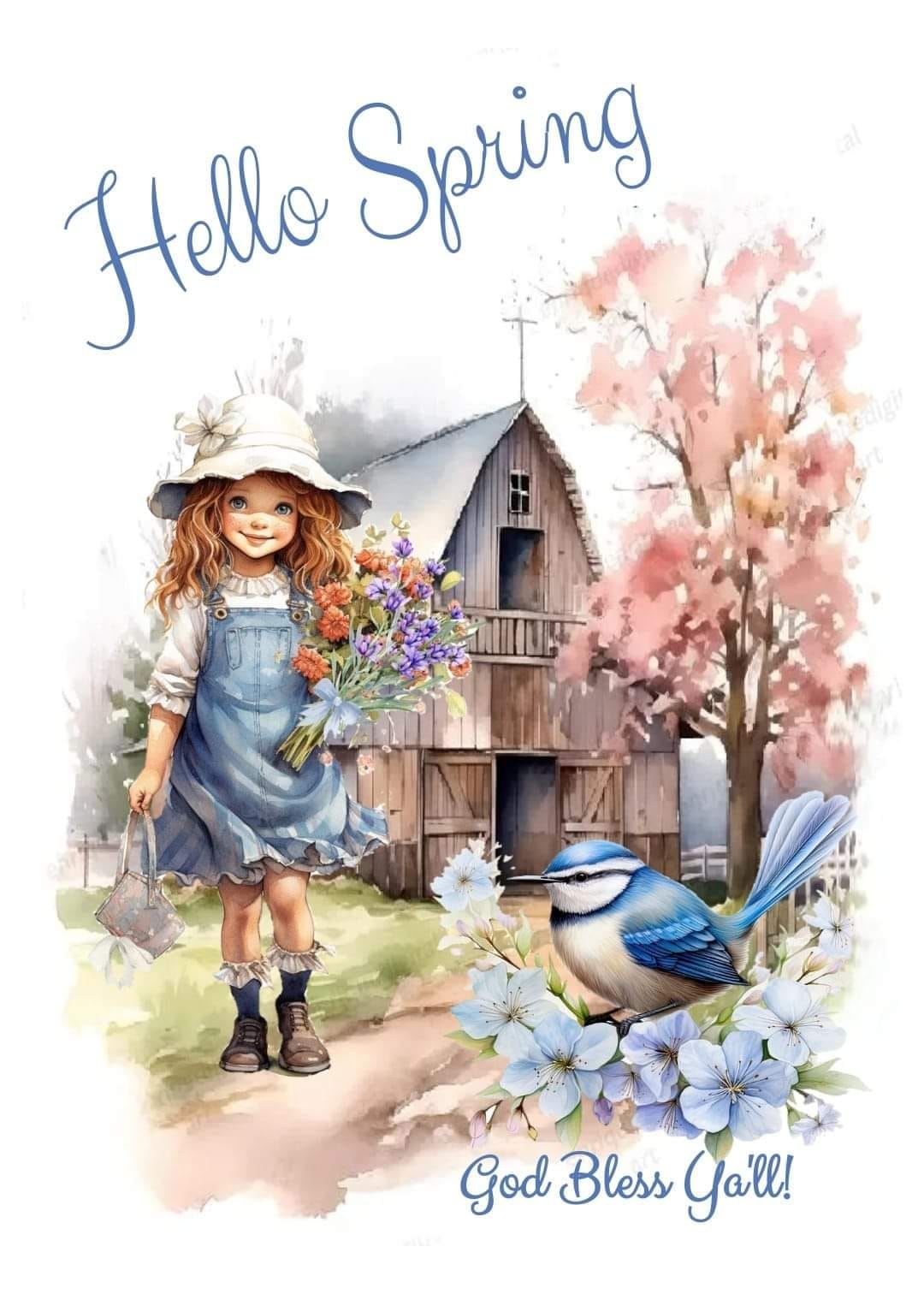 Hello Spring, God Bless Yall Pictures, Photos, and Images for Facebook ...