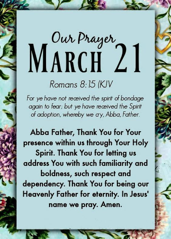 Our Prayer March 21 Pictures, Photos, and Images for Facebook, Tumblr ...