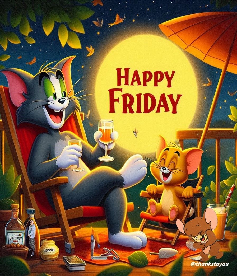 Tom & Jerry Happy Friday Quote Pictures, Photos, and Images for ...