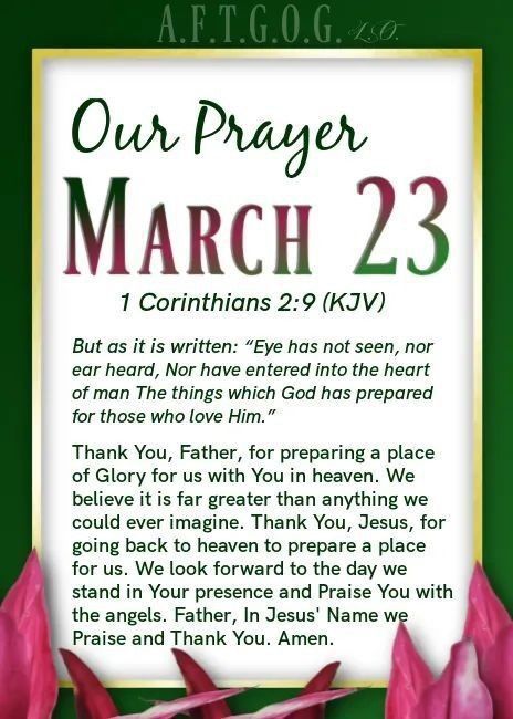 Our Prayer For March 23 Pictures, Photos, and Images for Facebook ...