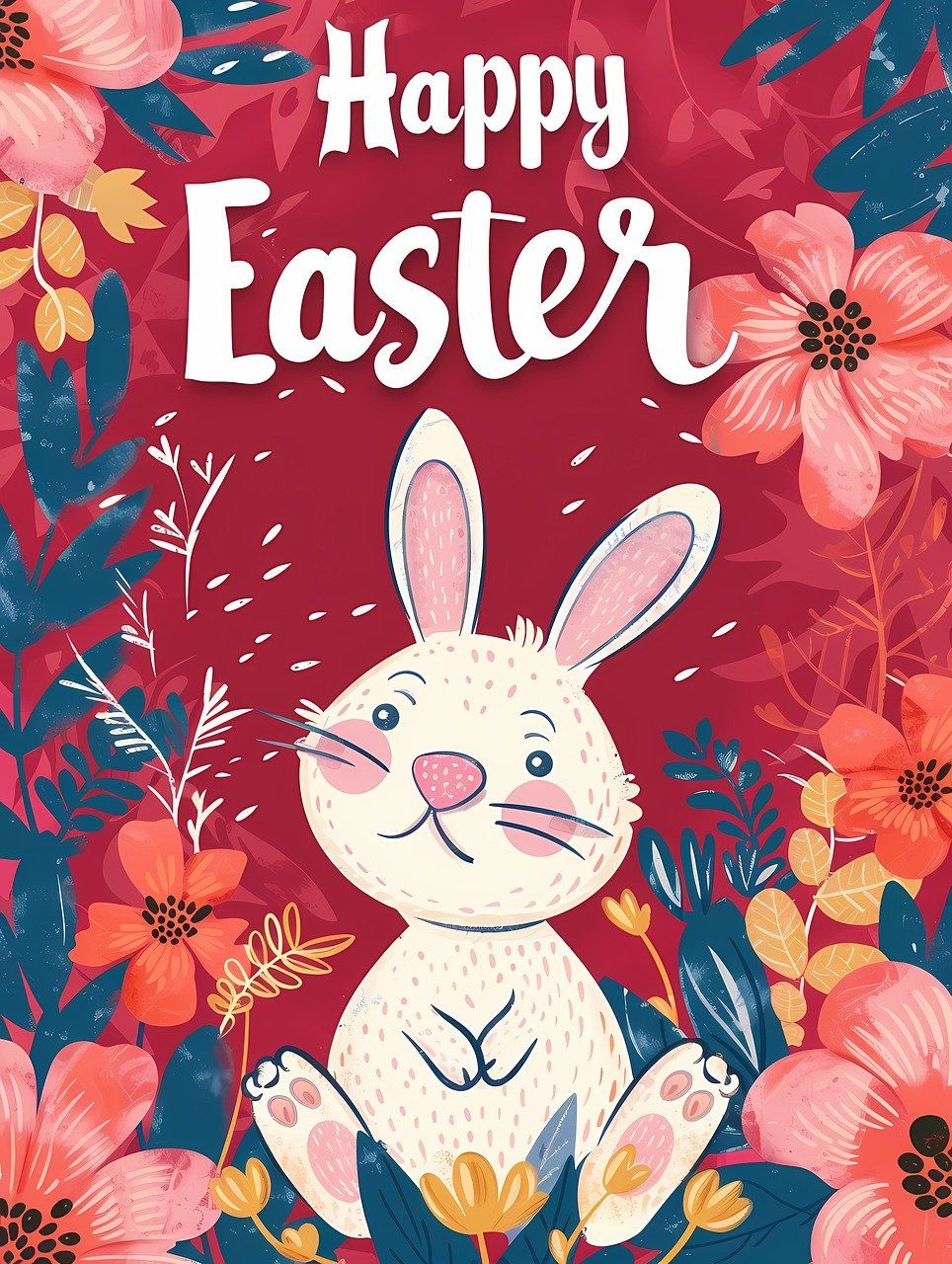 Red Flowers Happy Easter Quote Pictures, Photos, and Images for ...