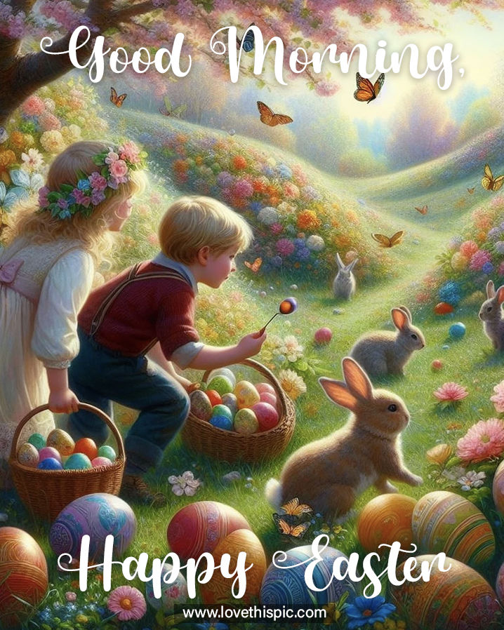 Easter Egg Hunt - Good Morning Happy Easter Pictures, Photos, and ...
