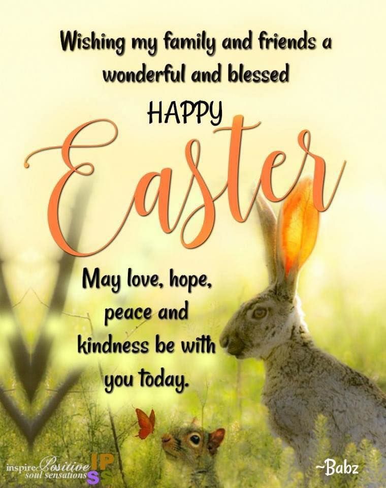 Blessed Happy Easter Message With Love, Hope, Peace And Kindness ...