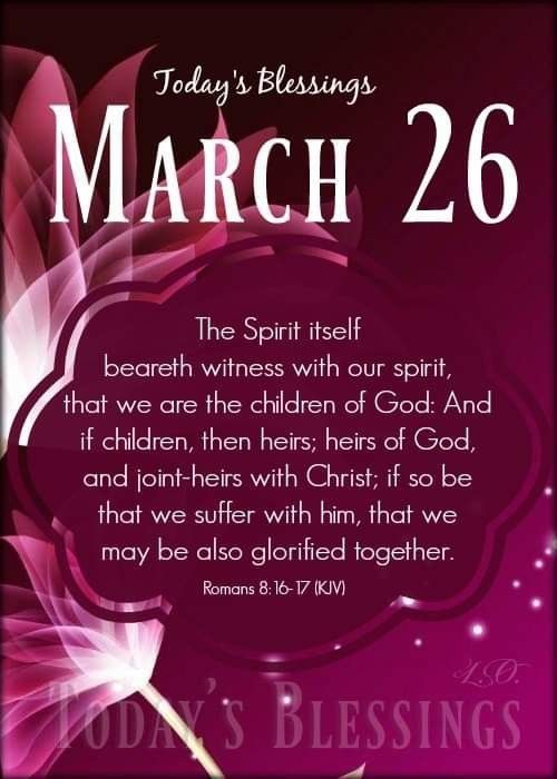 Todays Blessings March 26 Pictures, Photos, and Images for Facebook ...
