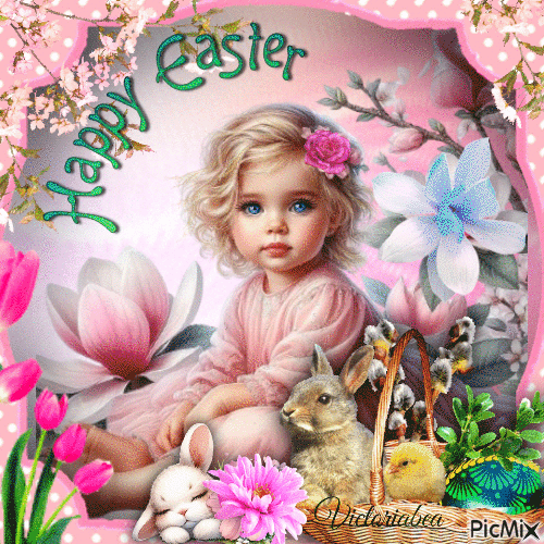Baby Girl Happy Easter Gif Pictures, Photos, and Images for Facebook ...