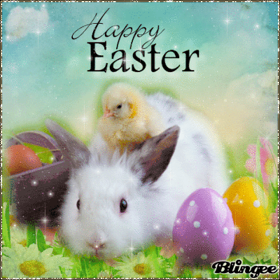 Chick & Bunny Happy Easter Animated Gifs Pictures, Photos, and Images ...