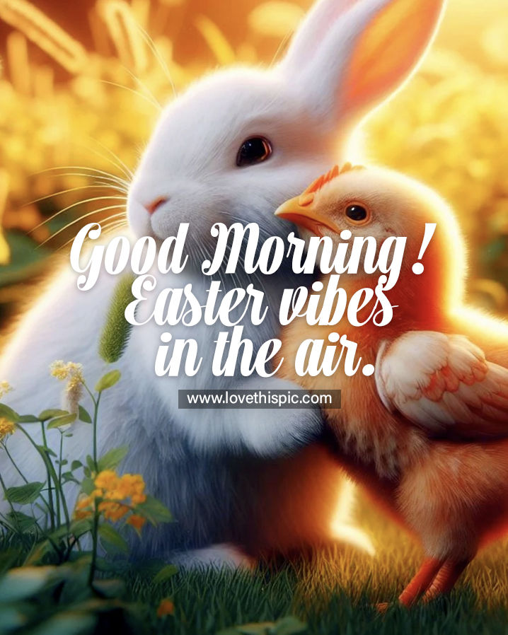 Good Morning! Easter Vibes In The Air. Pictures, Photos, and Images for ...