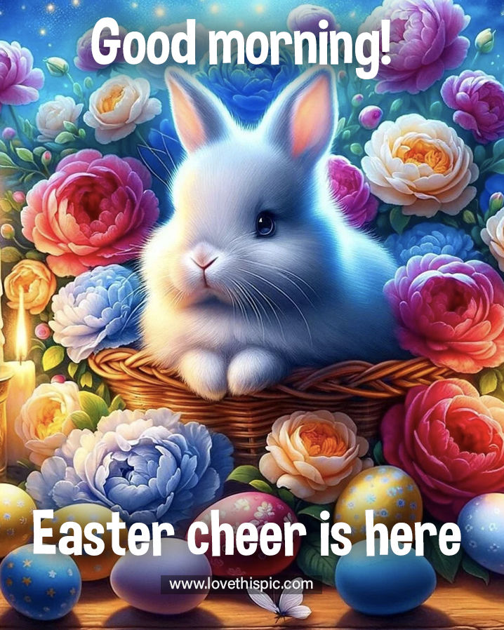 Good Morning! Easter Cheer Is Here Pictures, Photos, and Images for ...