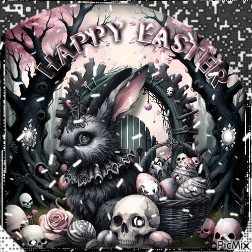 Gothic Happy Easter Gif Pictures, Photos, and Images for Facebook, Tumblr, Pinterest, and Twitter