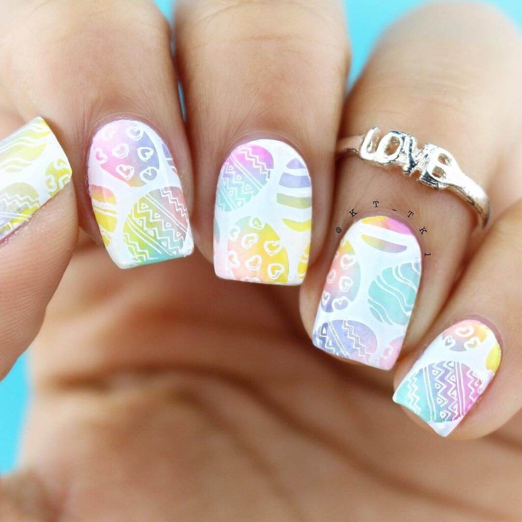 Easter Egg Square Nail Art Pictures, Photos, and Images for Facebook ...