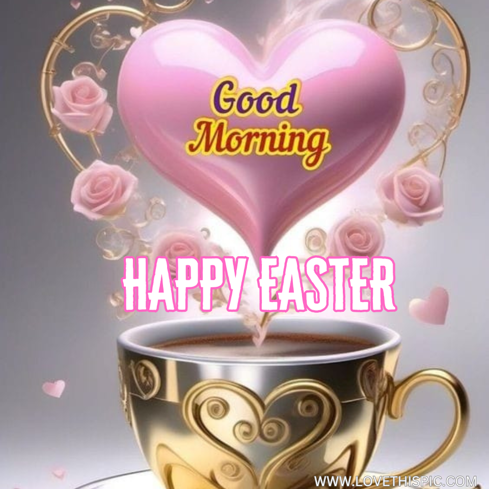 Good Morning Happy Easter Heart Pictures, Photos, and Images for ...