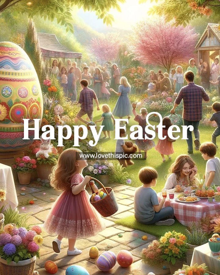 Easter Picnic - Happy Easter Quote Pictures, Photos, and Images for ...