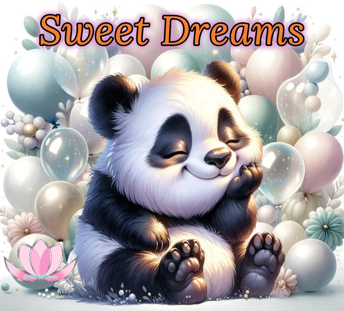 Baby Panda Sweet Dreams Quote Pictures, Photos, and Images for Facebook, Tumblr, Pinterest, and ...