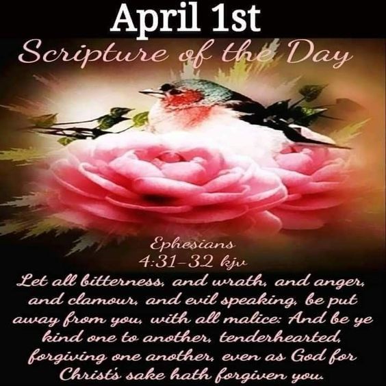 Scripture Of The Day For April 1st Pictures, Photos, and Images for ...