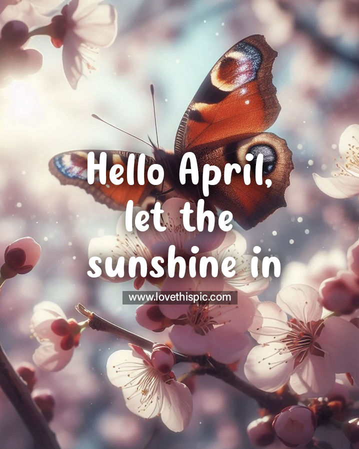 Let The Sunshine In, Hello April Pictures, Photos, and Images for ...