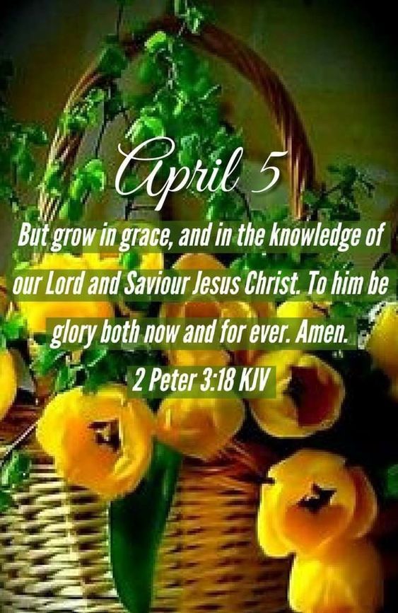 2 Peter 3:18 April 5 Scripture Pictures, Photos, and Images for ...