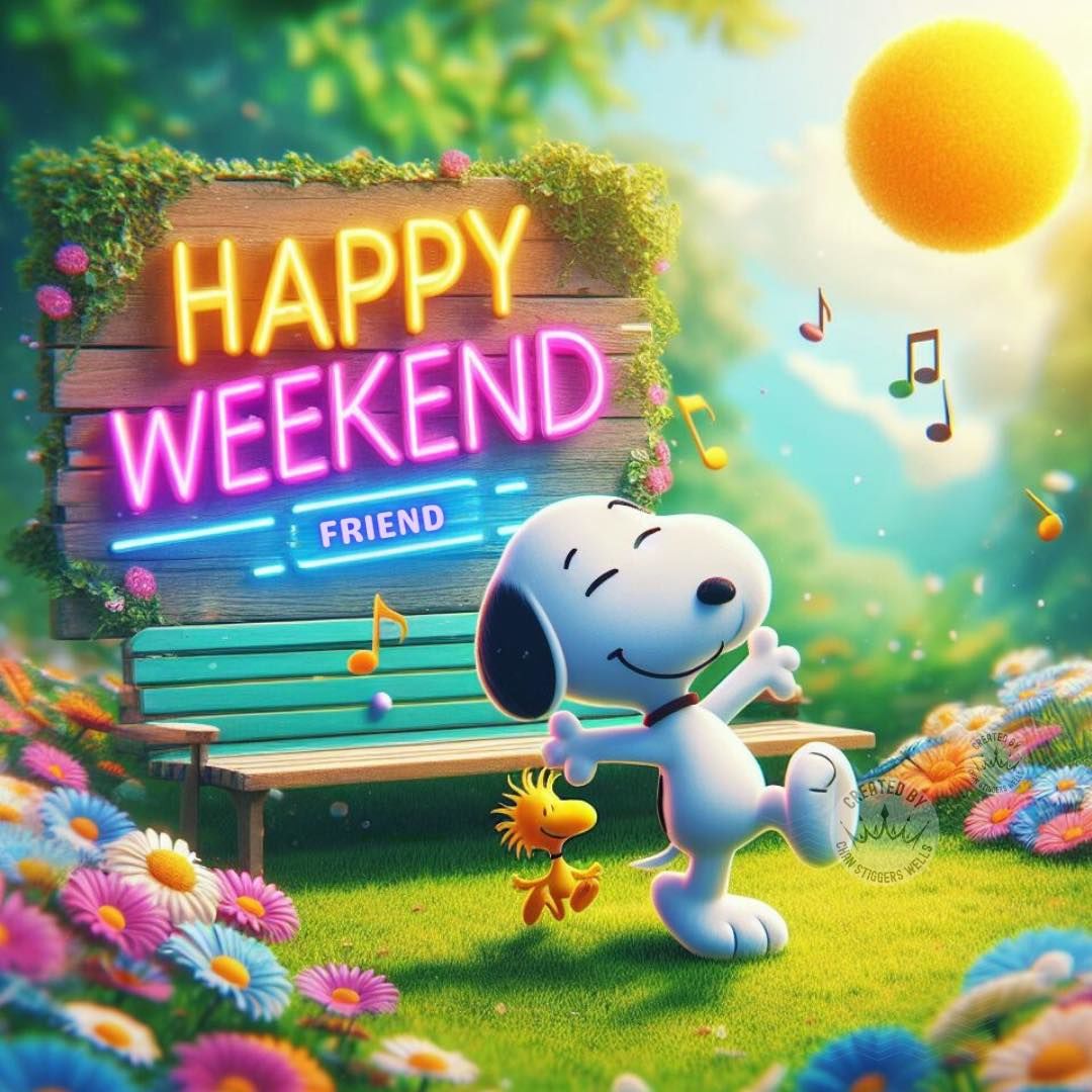 Happy Snoopy Happy Weekend Friday Quote Pictures, Photos, and Images ...