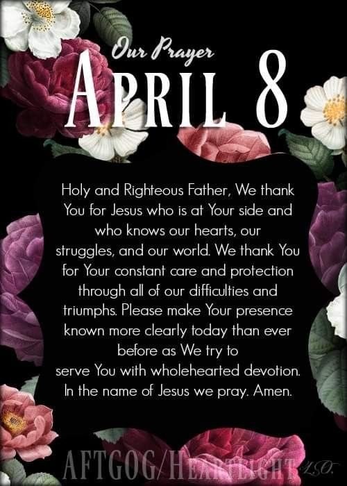 Our Prayer April 8 Pictures, Photos, and Images for Facebook, Tumblr ...